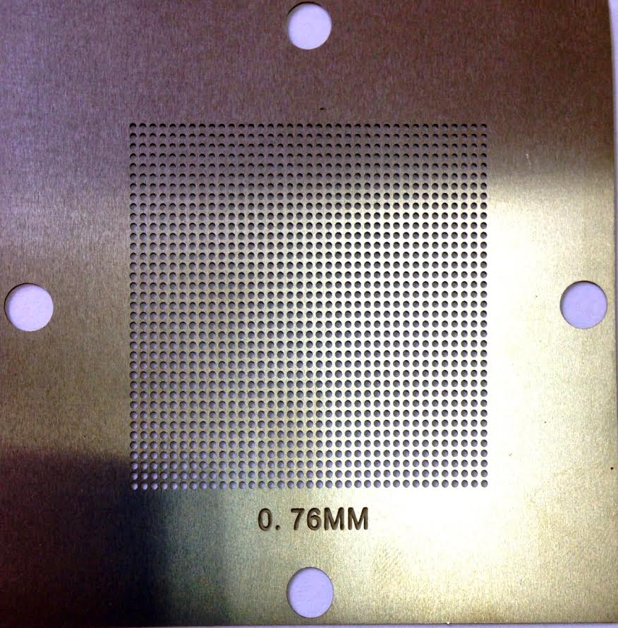 80 x 80mm BGA Universal Stencil Kit for Laptop Universal reballing ...