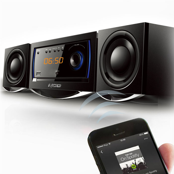 NOD MHS-001BL Mini Hi-Fi, CD player, FM, Bluetooth , USB stick in ...