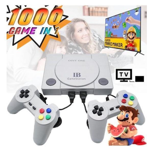ΡΕΤΡΟ ΚΟΝΣΟΛΑ ΜΕ 1000 ΠΑΙΧΝΙΔΙΑ GAME STATION 8BIT ΚΑΙ 2 ΤΗΛΕΧΕΙΡΙΣΤΗΡΙΑ ...