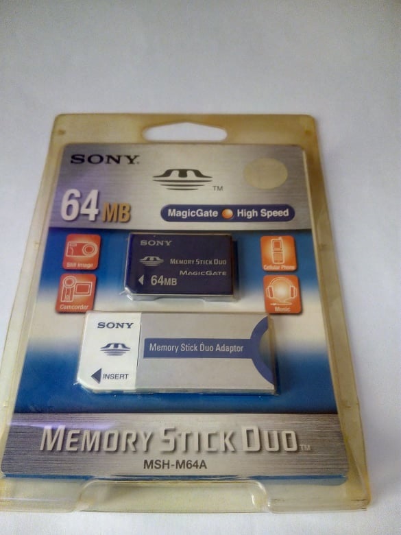 Κάρτα μνήμης SONY Memory stick duo 64mb στη κατηγορία Πληροφορική και ...