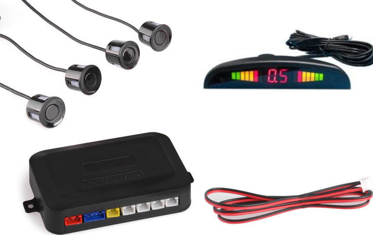Parking Sensor 4 Sensors Black (OEM ) in category Auto-Moto-Bike/Car ...