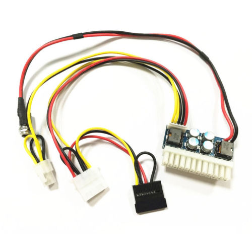 DC 12V 250W 24Pin Pico ATX Switch PSU Car Auto Mini ITX DC TO DC Power ...