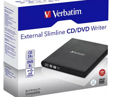 Verbatim Slimline CD/DVD DVD-RW Black optical disc drive στη κατηγορία ...