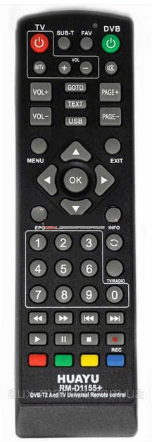 UNIVERSAL ΤΗΛΕΧΕΙΡΙΣΤΗΡΙΟ ΑΠΟΚΩΔΙΚΟΠΟΙΗΤΩΝ DVB-T2 RM-D1155+5 (OEM) στη ...