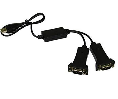 DB9 2 male Serial Rs232 Splitter Cable to USB στη κατηγορία Μετατροπείς ...