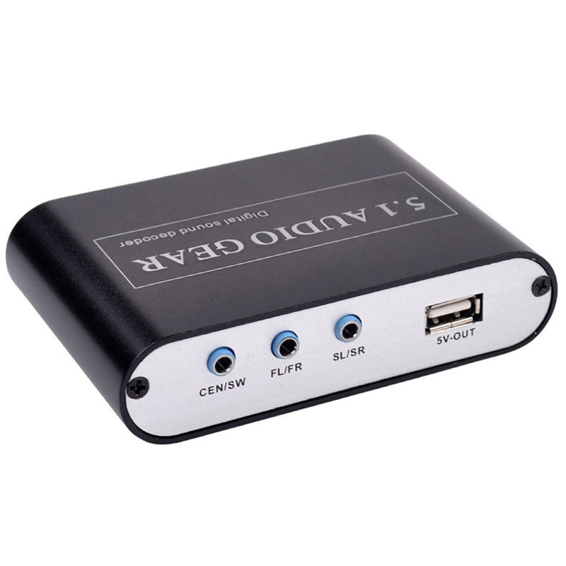 Optical to Analog 5.1 Stereo Surround Audio Sound Decoder (OEM) in ...