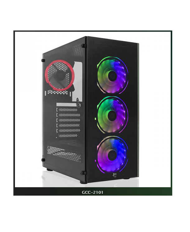 WHITE SHARK PC CASE GCC-2101 BUNKER / 1 FAN RED in category Information ...