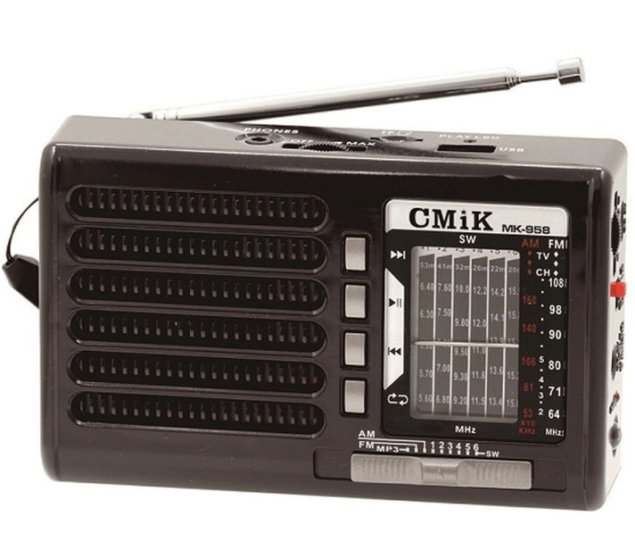 CMiK MK-958 Portable Radio Rechargeable USB Black in category Vision ...