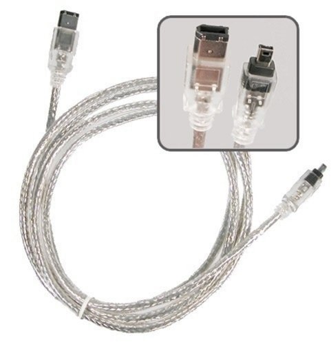 6Pin male to 4Pin male Firewire IEEE 1394 Digital i.Link Cable 1,5m ...