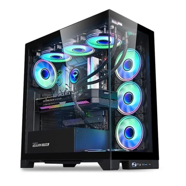 ARMAGGEDDON E-ATX RGB TRANSPARENT FISH TANK GAMING CASE AQUARON XTREME ...