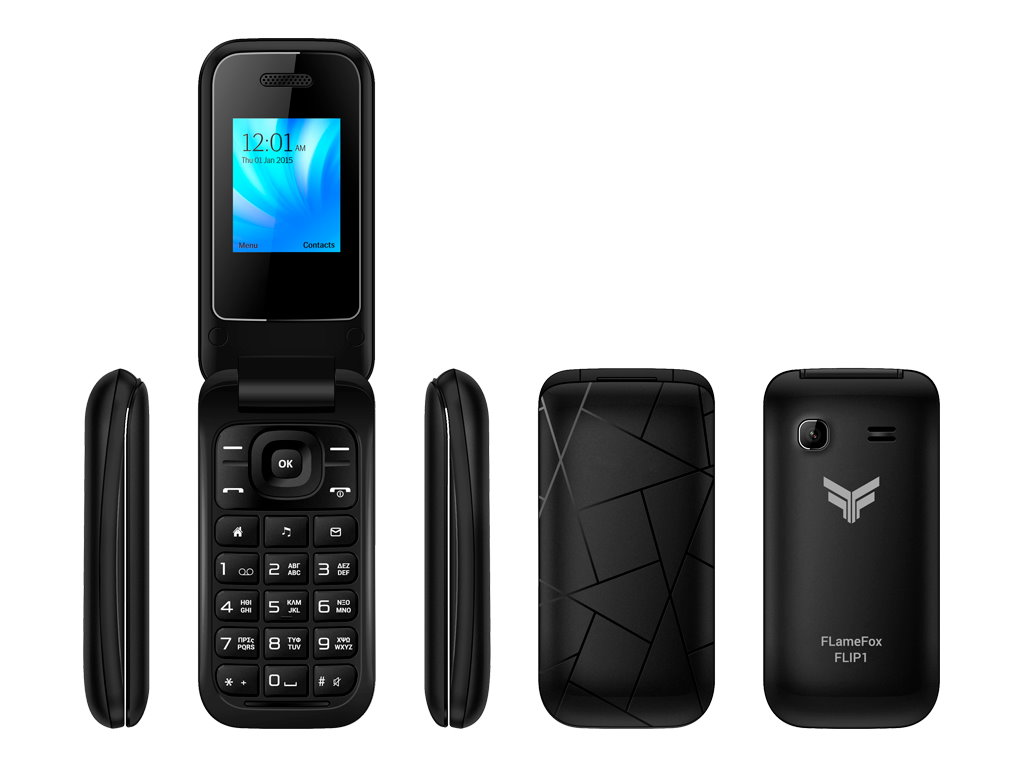 ΚΙΝΗΤΟ ΤΗΛΕΦΩΝΟ (Dual Sim) FlameFox Simple1 με Bluetooth, Κάμερα ...