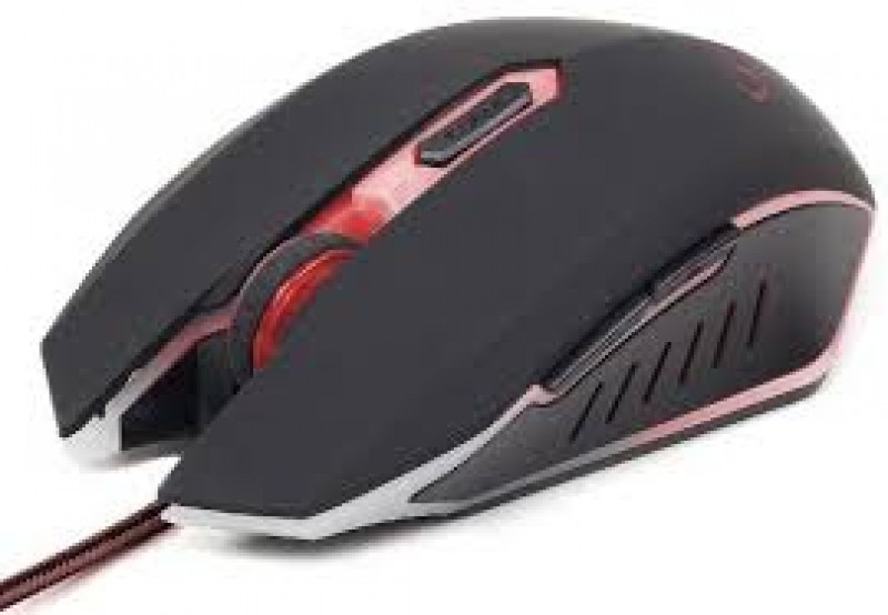 Gembird USB Gaming Mouse with Red Light Black MUSG-001-R in category ...