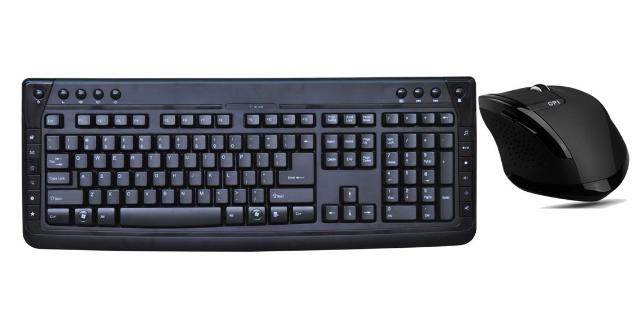 POWERTECH 2.4GHz ασύρματο σετ (keyboard + mouse) multimedia PT-186 στη ...