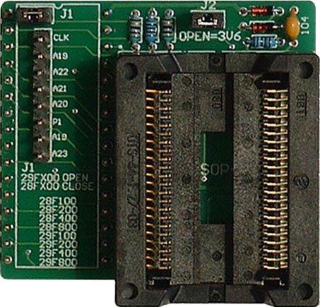 PSOP44 - DIP32 Willem Programmer Adapter v1 28F200 29F200 28F400 29F400 ...