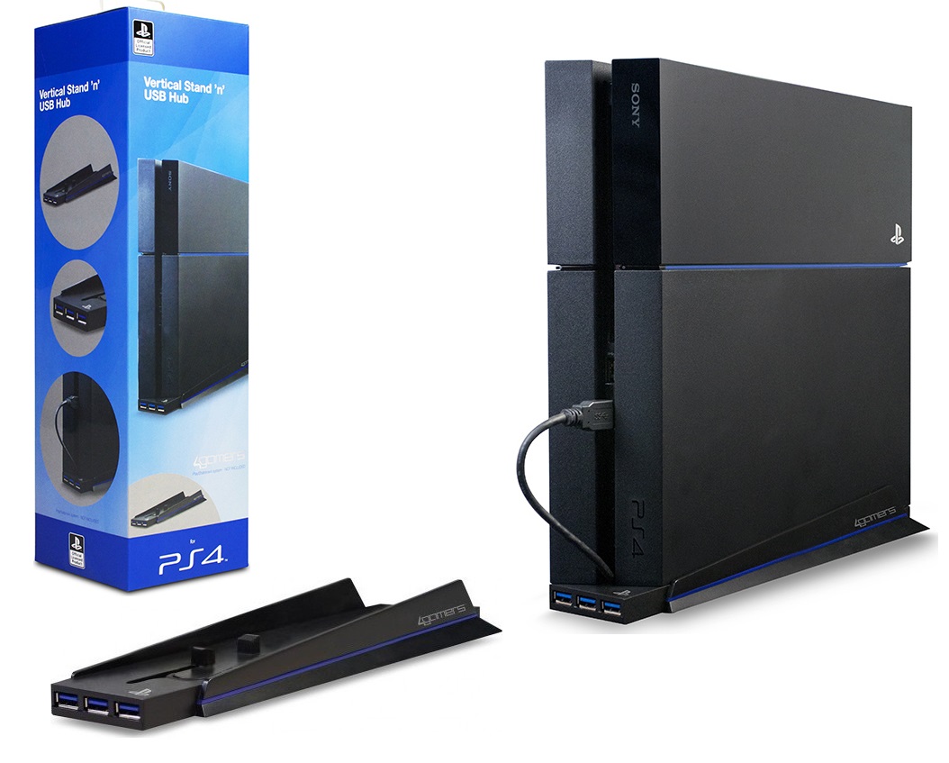 PS4 4Gamers Officially Licensed Vertical Stand n' Usb Hub in category ...