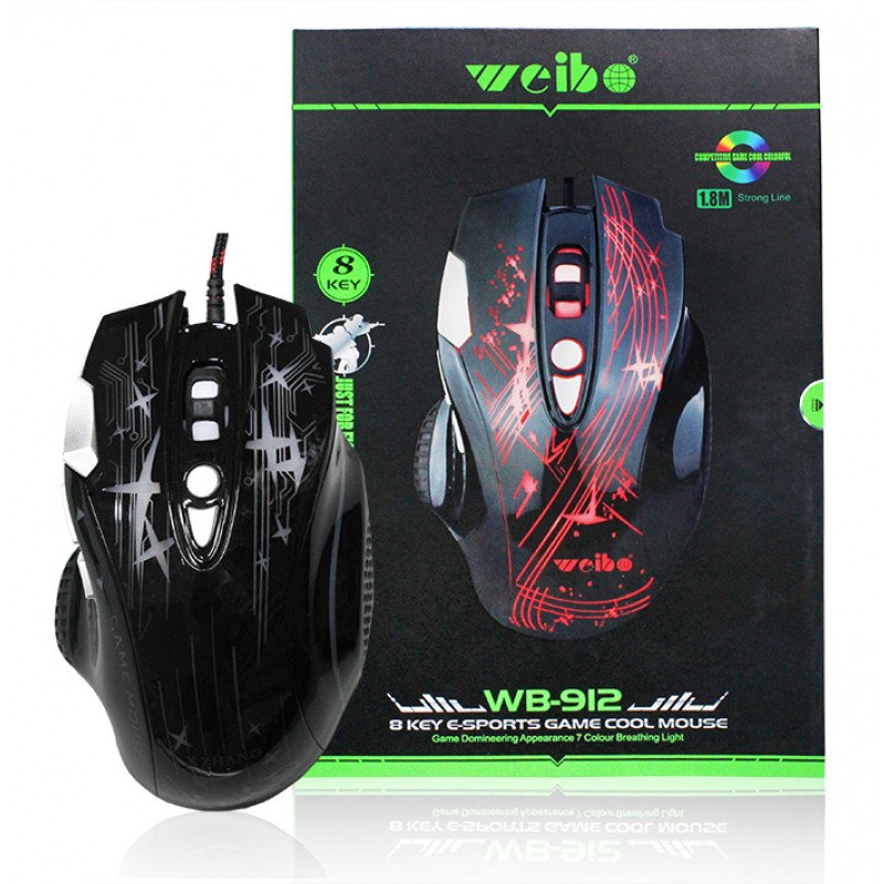Gaming Mouse Weibo WB-912 Colorful Lighting in category Information ...