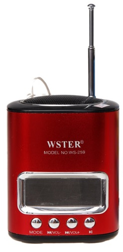 WSTER Radio Speaker WS-259 - Red in category Vision - Sound/Radios at ...