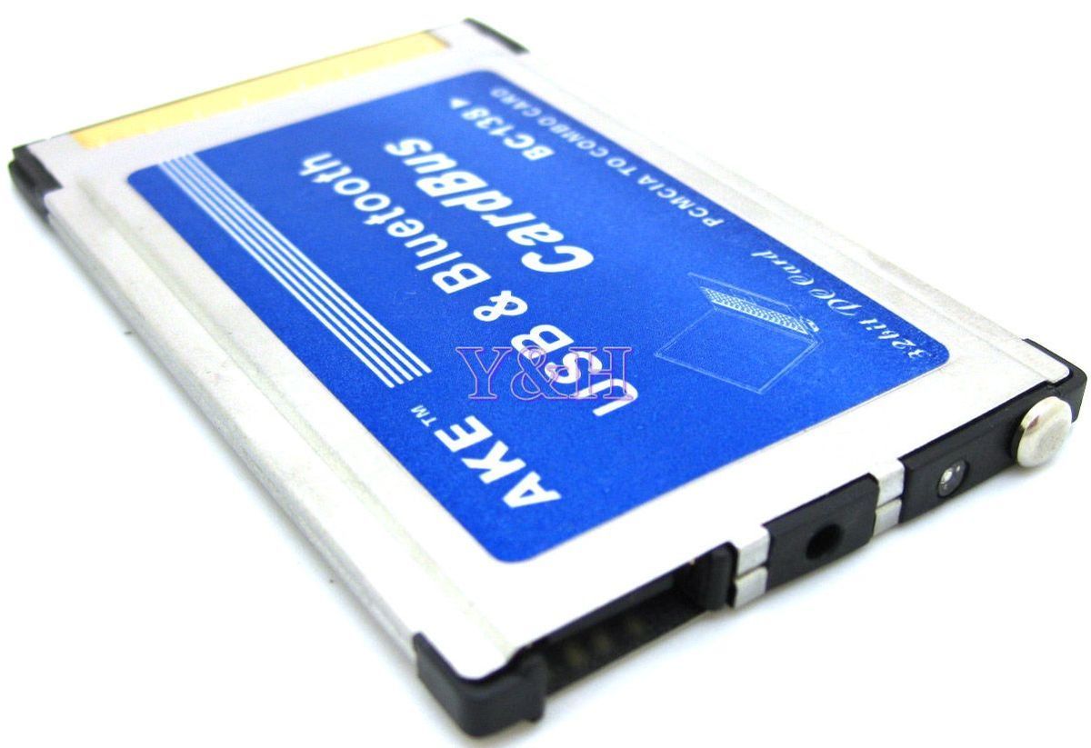 AKE USB 2 and Bluetooth to PCMCIA PC Card CardBus Adapter (OEM) in ...