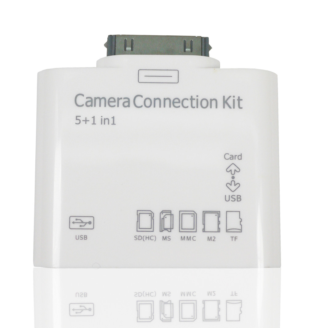 Camera Connection Kit USB και 5 σε 1 card reader για iPAD 1 / 2 Ασπρο ...