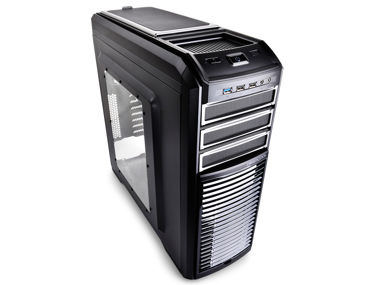 DeepCool Kendomen Midi Tower Case Black/White DP-CCATX-KDM5FBKTI in ...