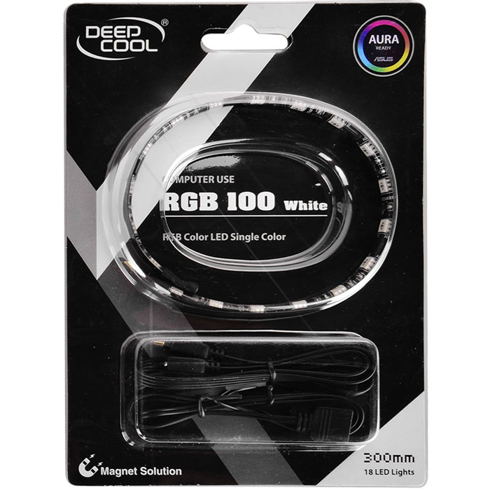 RGB White LED Strip for PC DeepCool DP-LED-RGB100WH in category ...