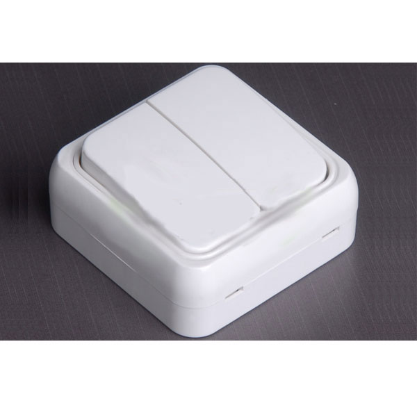 Commutator Switch - Double K / R Mini White Wall Mount ATHINA IP20 ...