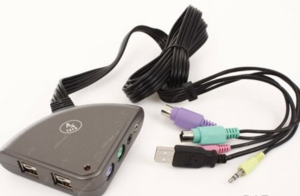 A4-TECH Hub Master 4ports USB 2 Hub PS2 Connectors and Audio jacks MS-8 ...