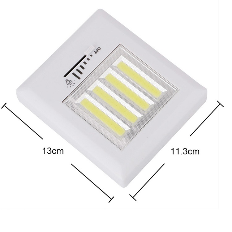 4 x COB LED Φώτα Νυκτός με Μπαταρία για ντουλάπες / γκαράζ / κάμπινγκ ...