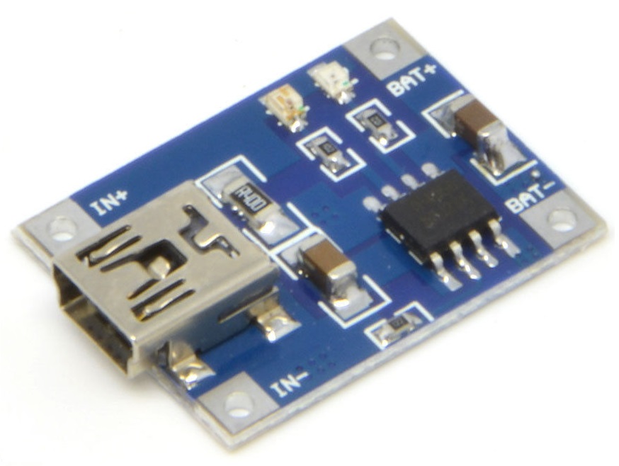 TP4056 Mini USB 5V 1A Lithium Battery 18650 Charging Board Charger ...