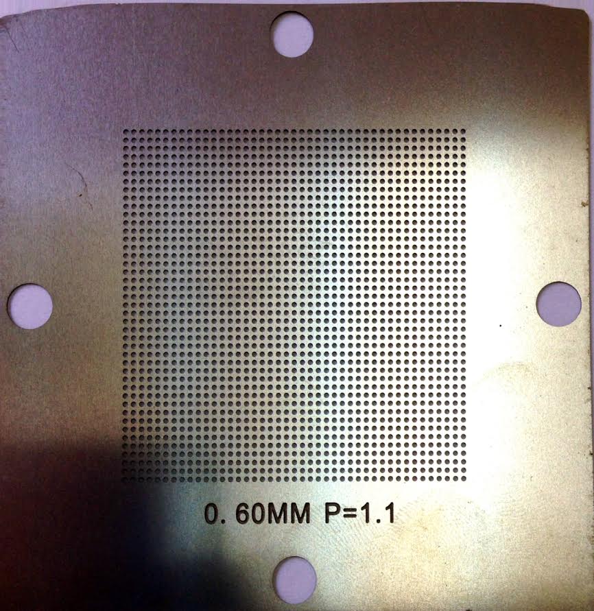 80 x 80mm BGA Universal Stencil Kit for Laptop Universal reballing ...