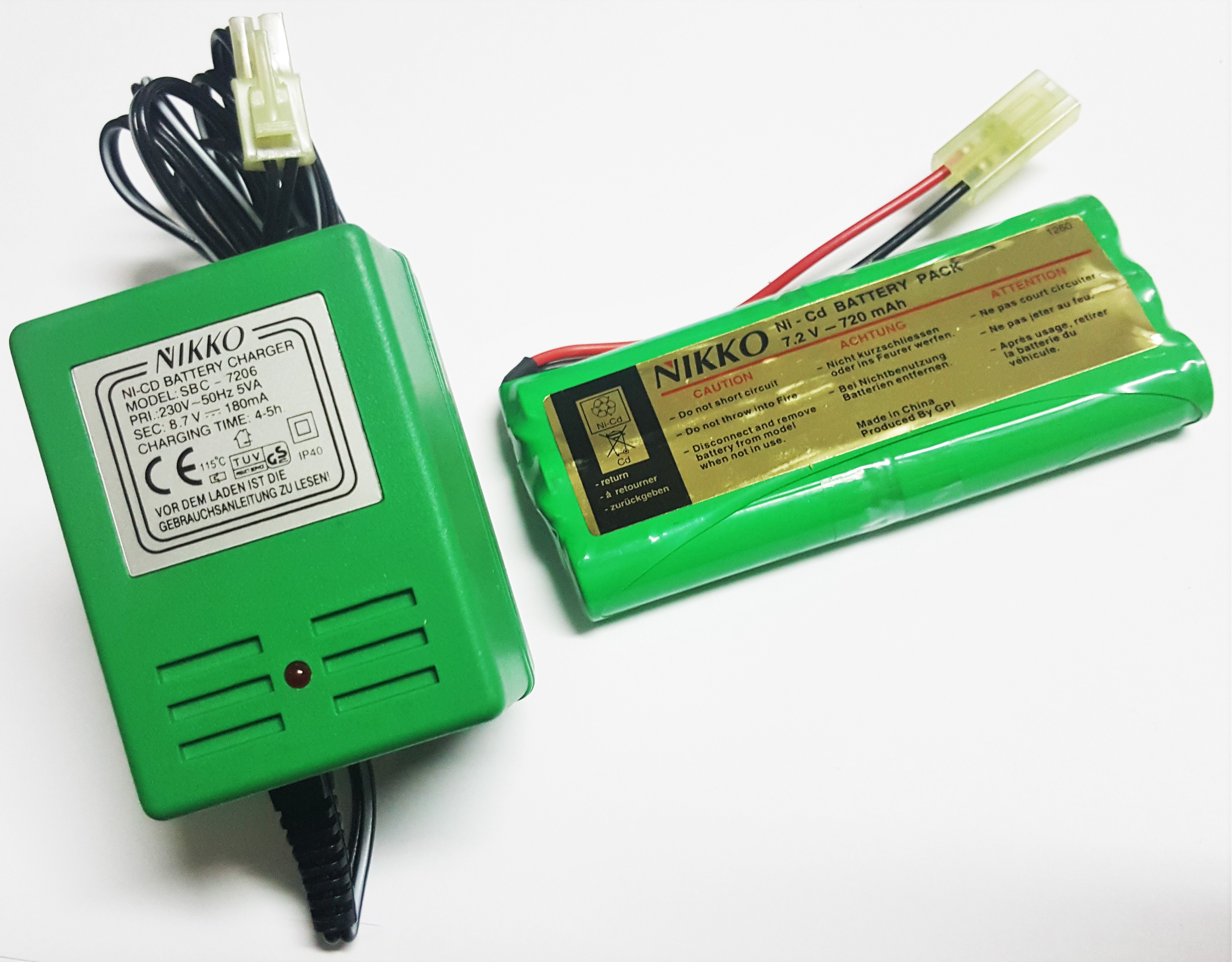 Battery cartridge with charger 7.2V 720mAh Giga Power Cassette ...