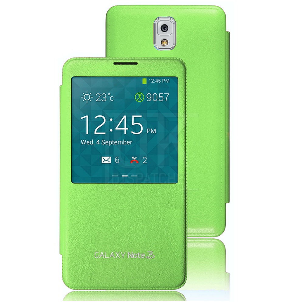 Samsung Galaxy Note 3 N9005 - Flip Leather Case Battery Back Cover ...