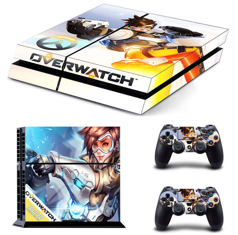 Πλήρες σετ αυτοκόλλητων PS4 (Fat) Overwatch FULL BODY Accessory Wrap ...