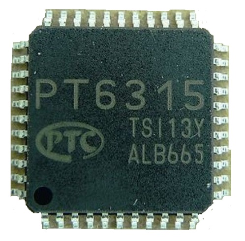 PT6315 Encapsulation QFP-44 VFD Driver/Controller IC (Oem) (Bulk) in ...