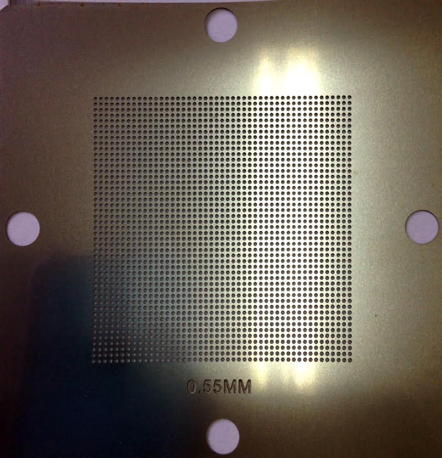 80 x 80mm BGA Universal Stencil Kit for Laptop Universal reballing ...