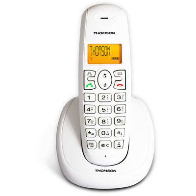 THOMSON TH-104DWE Cordless DECT Telephone White in category Telephony ...