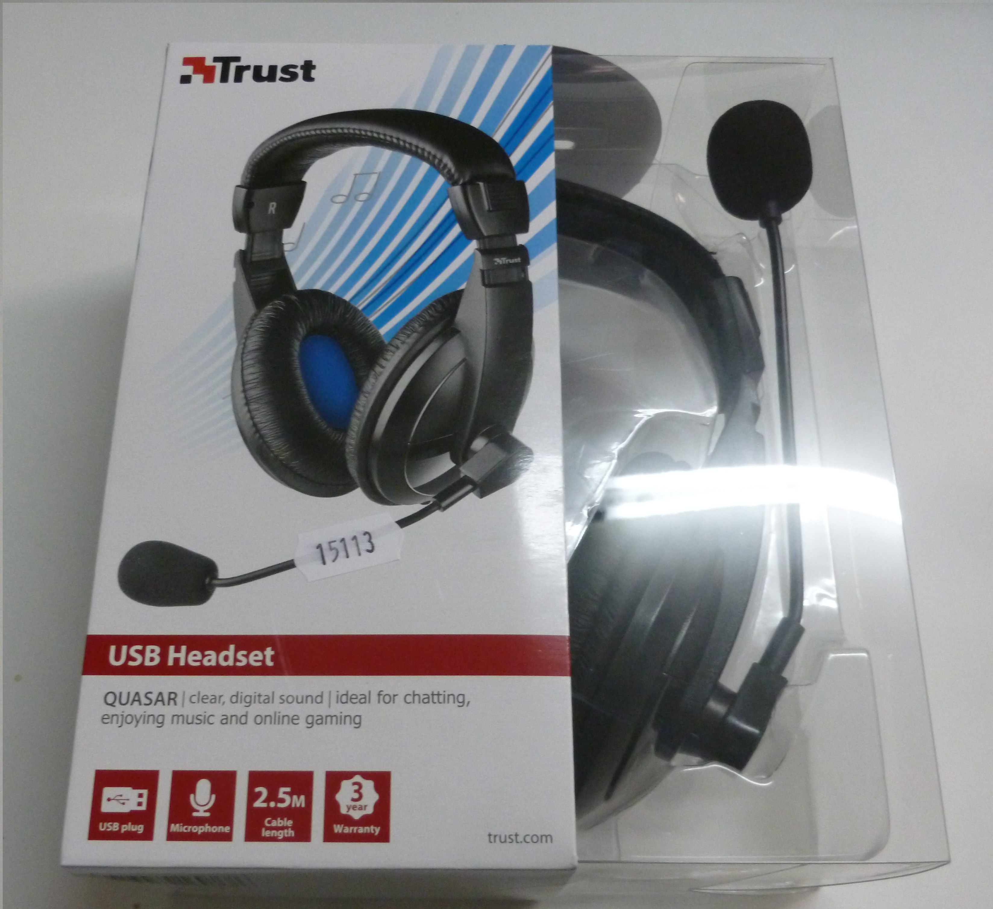 Trust Quasar USB Headset TRUST 16976 for PC and PS3 in category ...