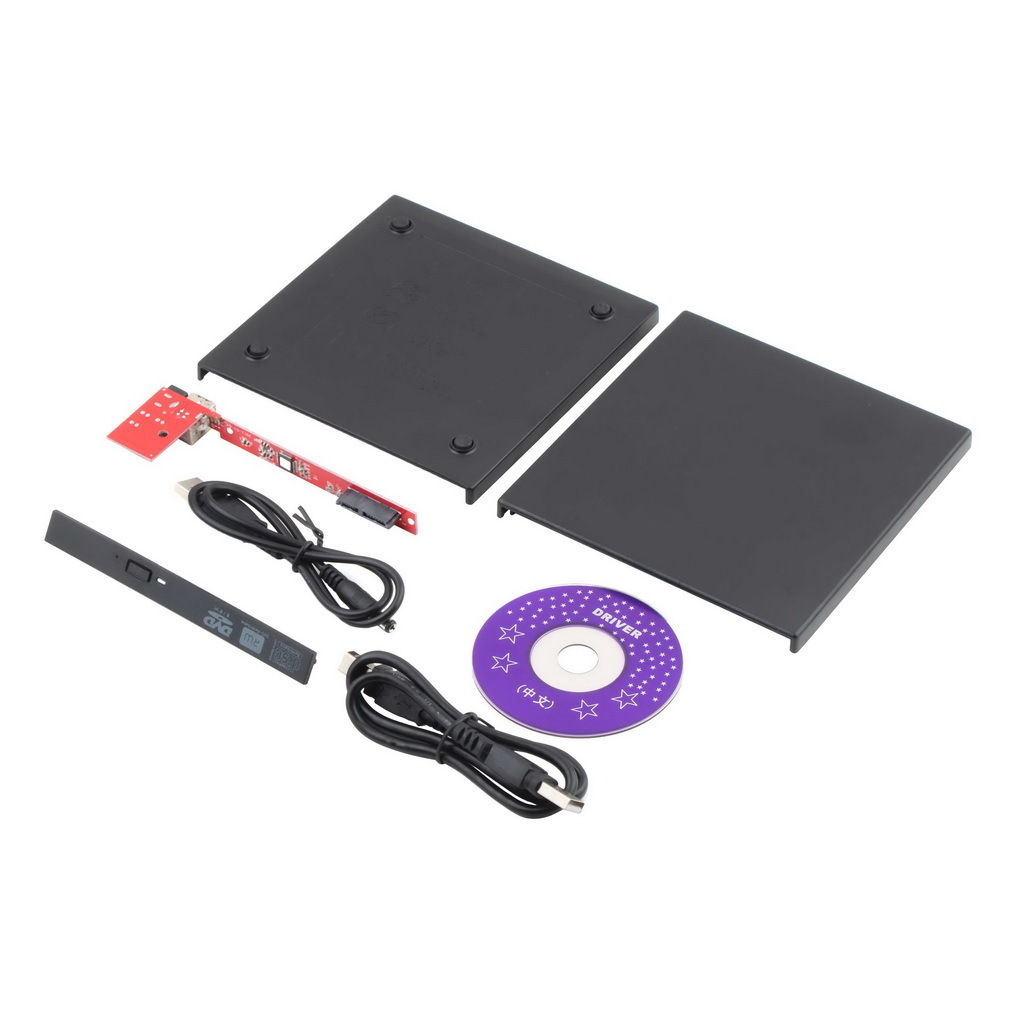 USB 2 Εξωτερική Θήκη Slim για Sata CD/DVD ROM RW Φορητών Υπολογιστών ...